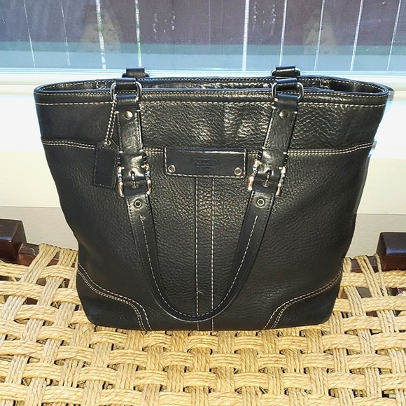 Coach | Bags | Coach Hamilton Pebbled Leather Tote Bag | Poshmark